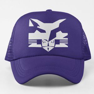 Team Fans | Accessories | New Nyu Violets Bobcat Logo Foam Trucker Mesh ...